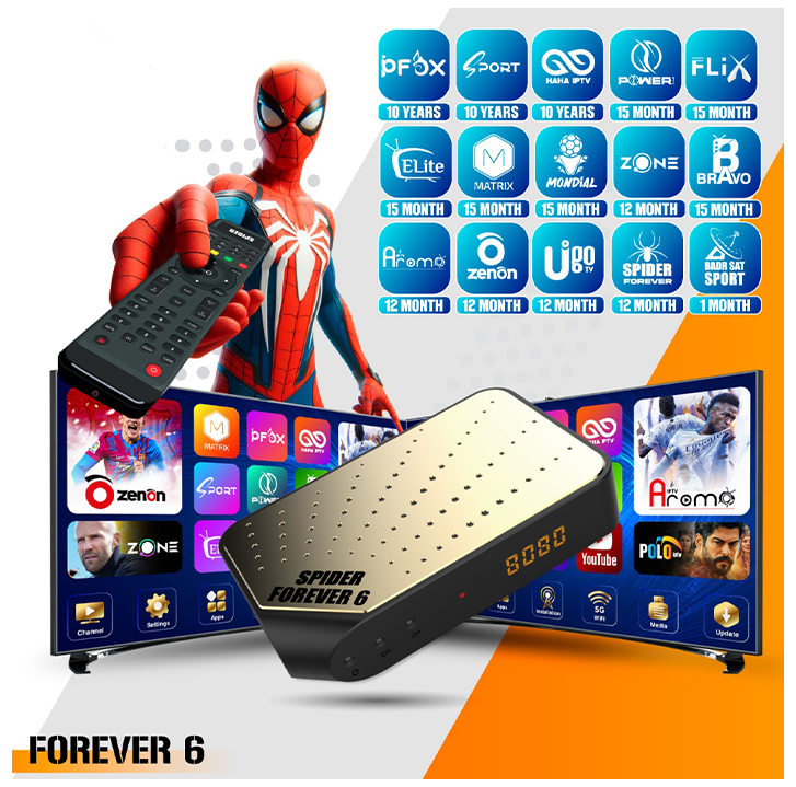 Spider Forever 6 Gold 5G Receiver - Best Prices | ActionMobile